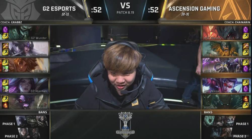 英雄联盟S8总决赛入围赛：G2击败ASC 得到加赛机会-直播吧zhibo8.cc