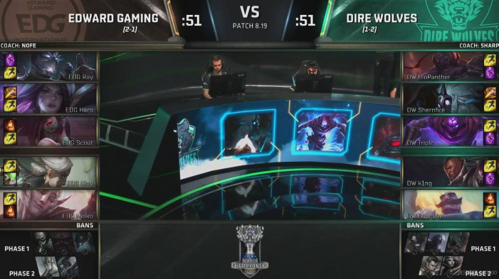 英雄联盟S8总决赛入围赛：EDG击败DW 锁定小组第一-直播吧zhibo8.cc